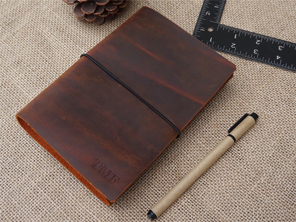 Leather Journal Notebook Personalized Leather Journal Notebook | Etsy