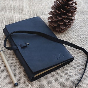Personalized Leather Travel Journal Custom Diary Handmade Leather ...