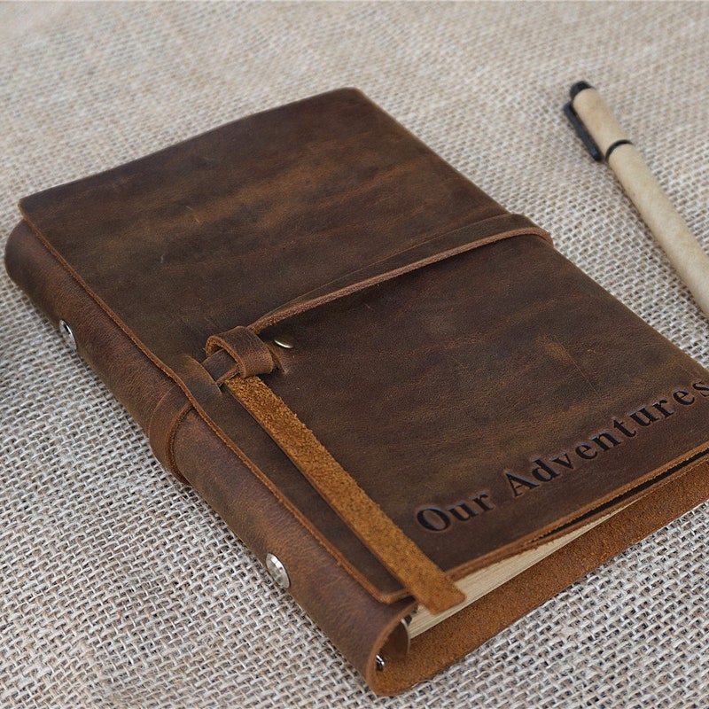 Leather Note Book Set - Etsy
