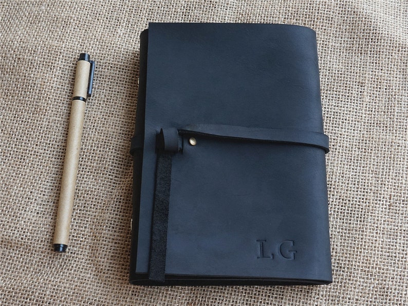 Personalized Leather Notebook Leather Journal Refillable - Etsy