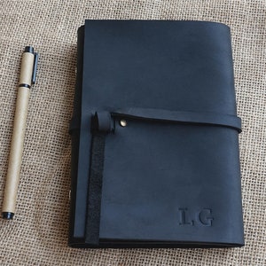 Personalized Leather Travel Journal Custom Diary Handmade Leather ...