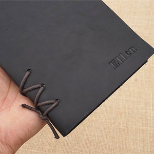 Leather Bound Notebook Leather Bound Journal Personalized Leather ...