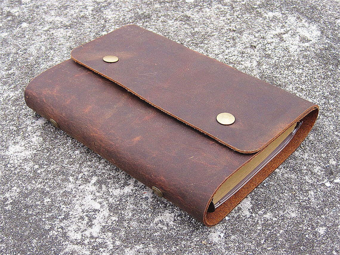 Personalized Leather Notebook Custom Leather Notebook Blank | Etsy