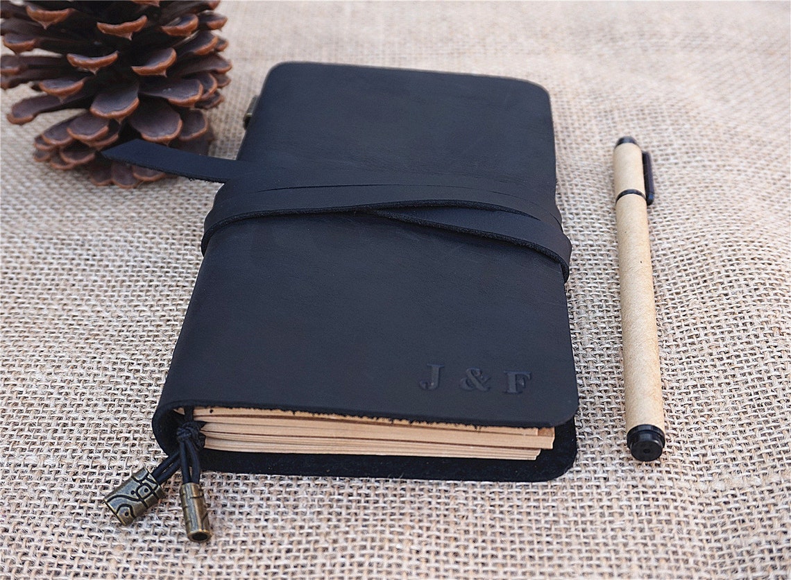 Personalized Travel Journal Custom Leather Bound Journal - Etsy