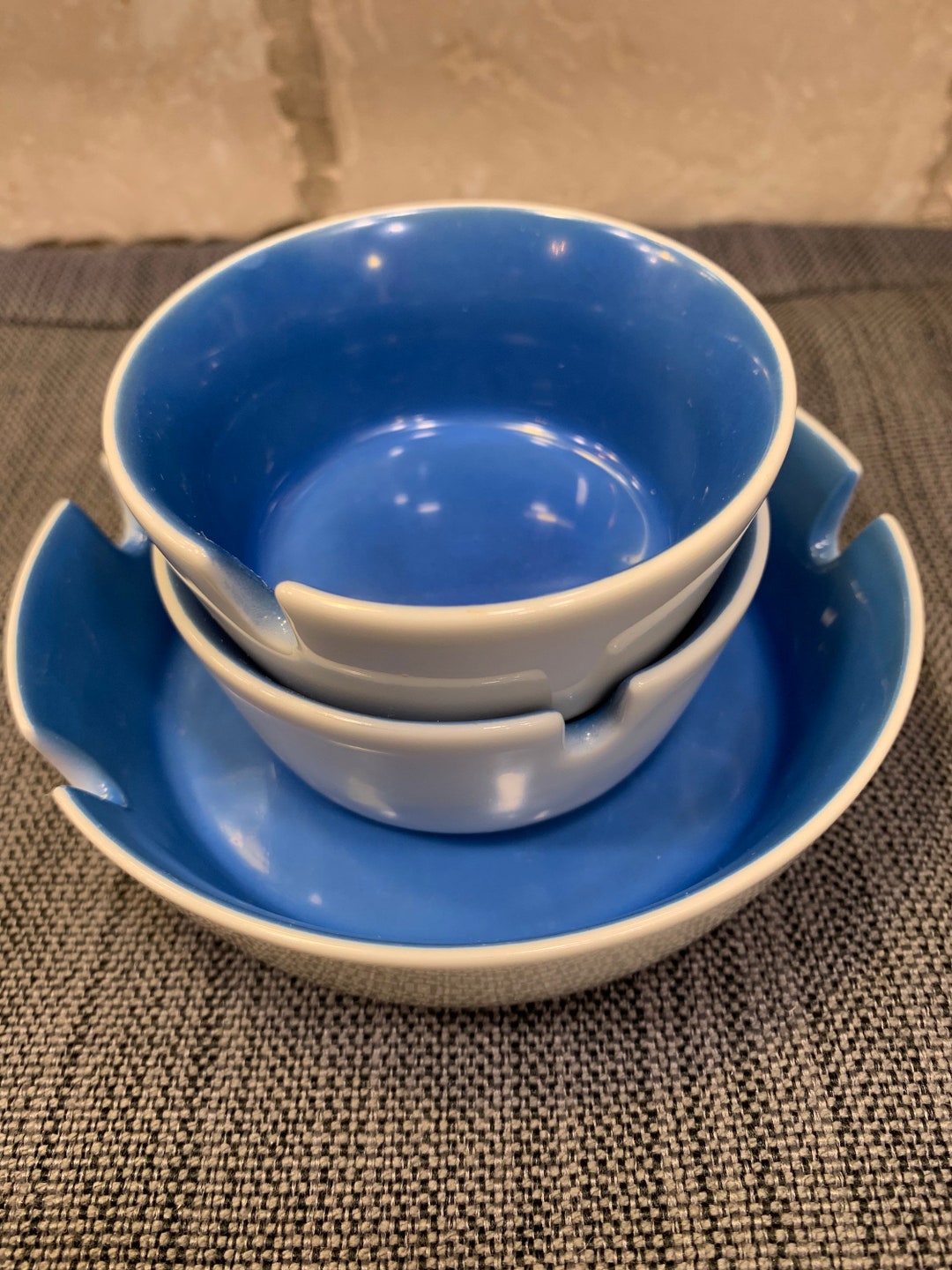 Vintage Ashtray Set, Ceramic - Etsy