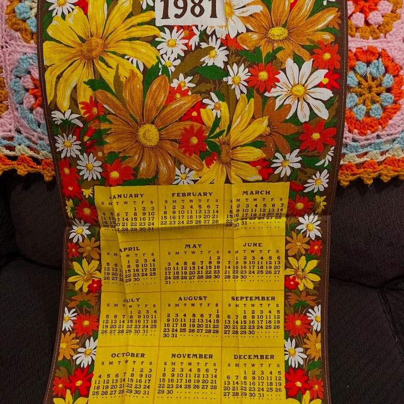 1980s Calendar - Etsy