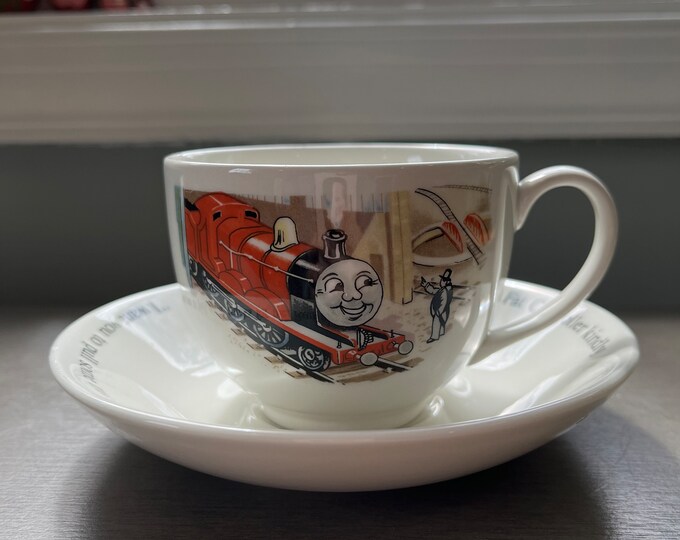 Wedgwood of England Thomas the Train James Cup and Saucer 1984 - Etsy