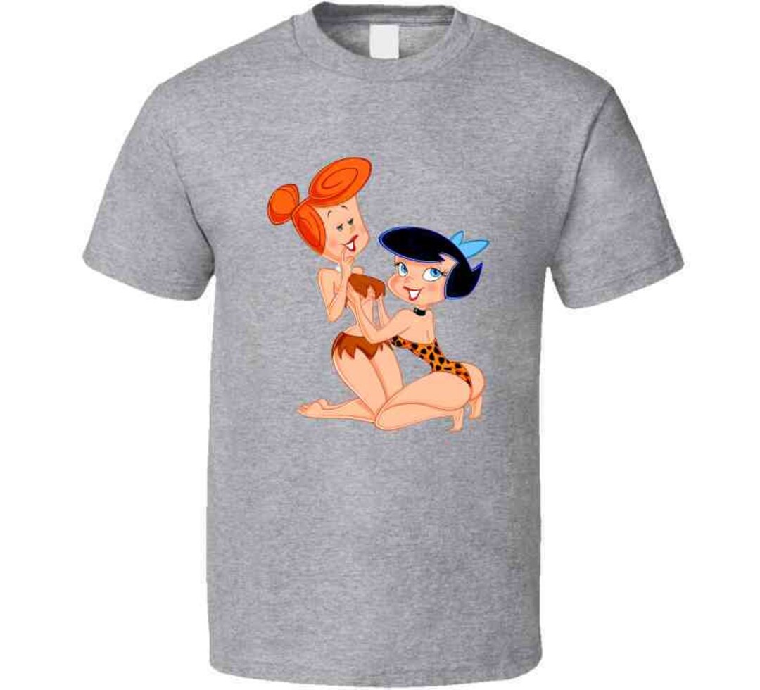 Sexy Girls Wilma And Betty Classic Cartoon Parody Funny T Shirt Etsy