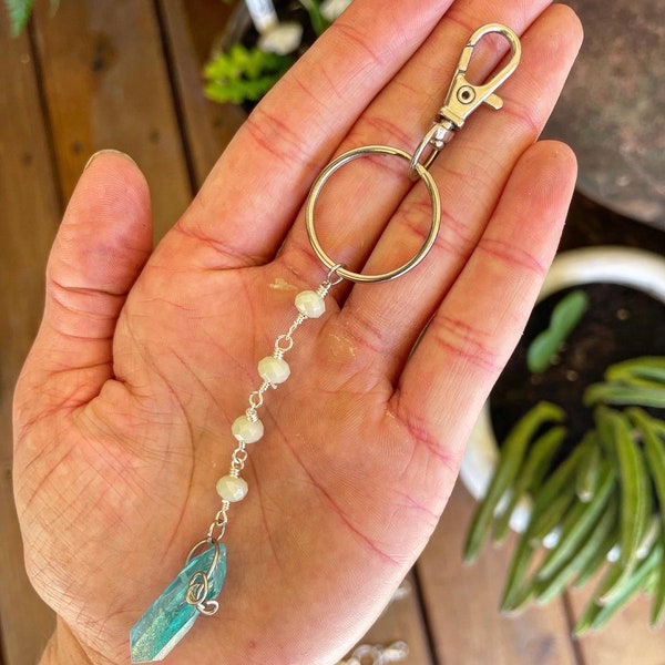 Crystal Keychain - Etsy
