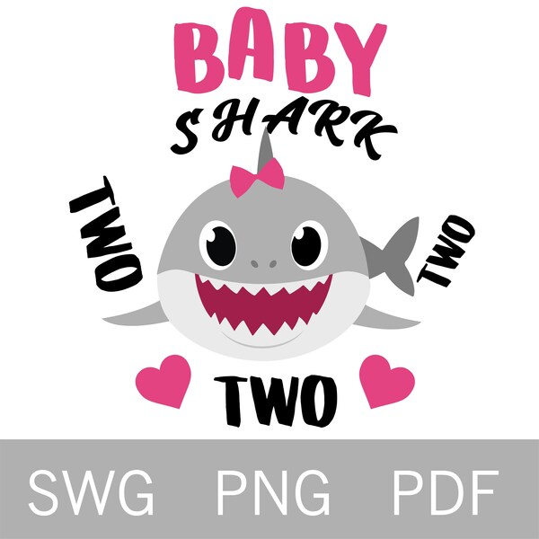 Baby Shark Svg - Etsy