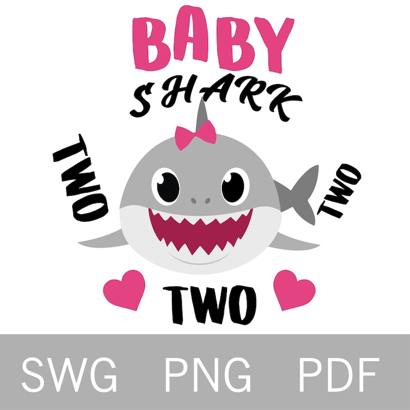 Baby Shark Svg - Etsy