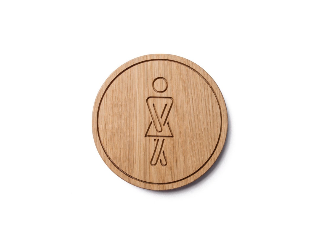 Funny Restroom Sign, Bathroom Accessories, Toilet Sign, WC Sign, Female ...