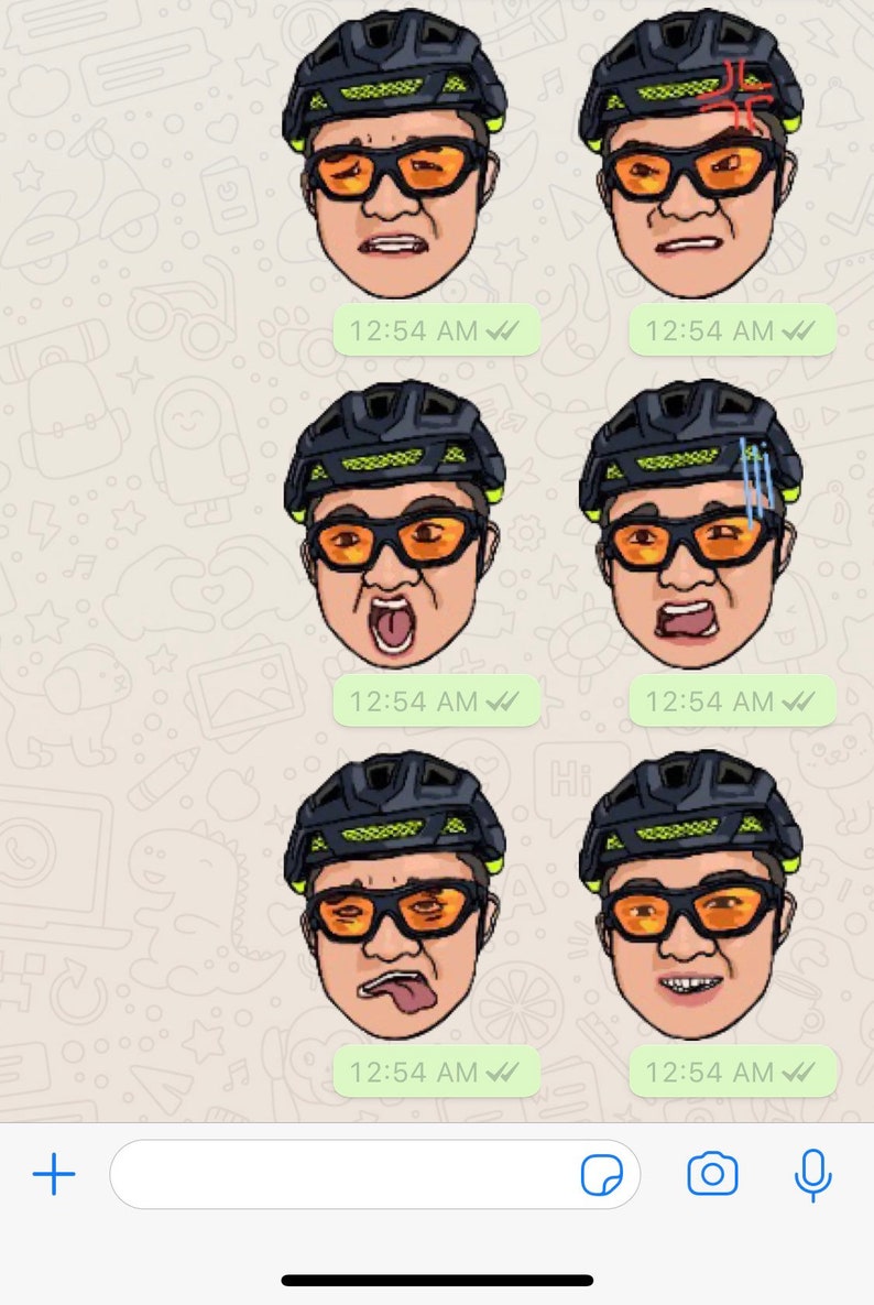 Custom Whatsapp Stickers 3 Celebration Greeting/ Special - Etsy