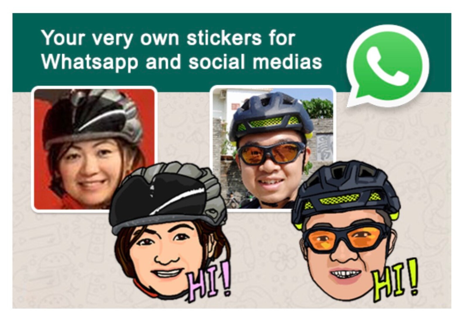 Custom Whatsapp Stickers 3 Celebration Greeting/ Special - Etsy