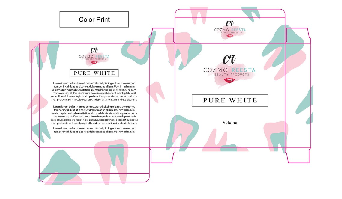 Customized Package Design // Digital AI Jpg // Beauty - Etsy