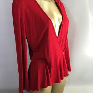 Vintage Jean Muir Wrap Top With Peplum Hem Size 12 Uk - Etsy UK