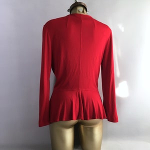Vintage Jean Muir Wrap Top With Peplum Hem Size 12 Uk - Etsy UK