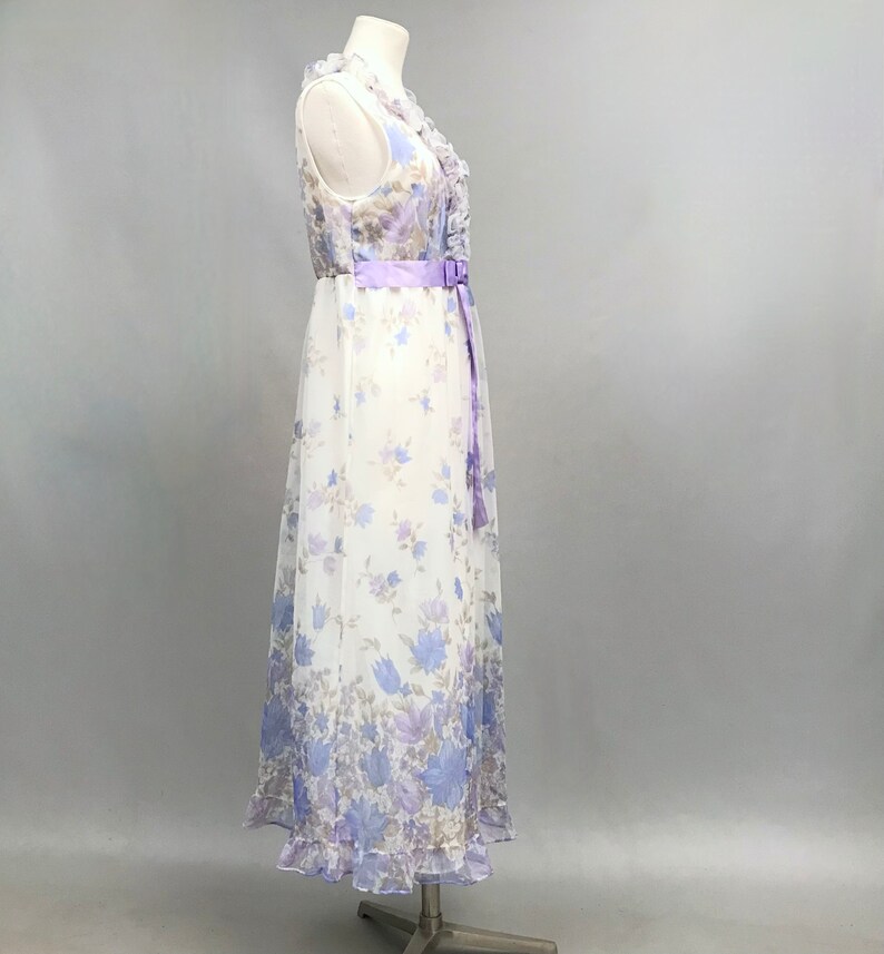 1960s Frilly Nighty Peignoir Sexy Gown - Etsy
