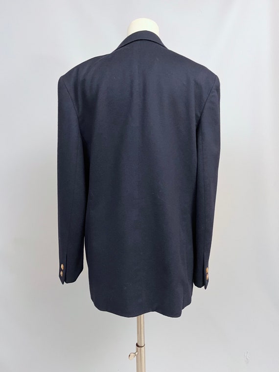 1990s wool and Cashmere Navy blue Blazer by Pringle - Gem