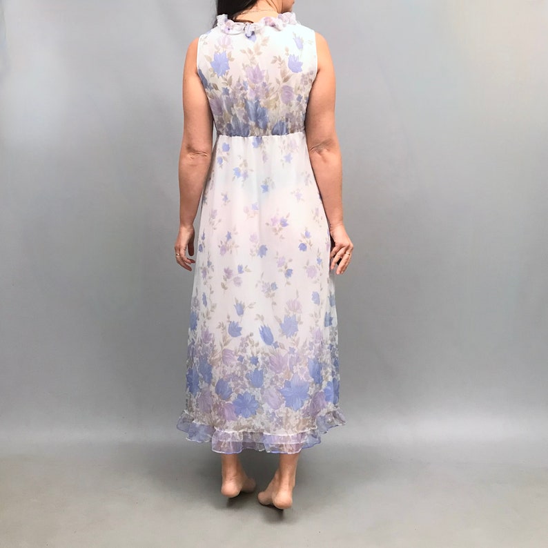 1960s Frilly Nighty Peignoir Sexy Gown - Etsy