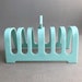 1950s Early Plastic Duck Egg Blue Toast Rack and Butter Dish Made by ...
