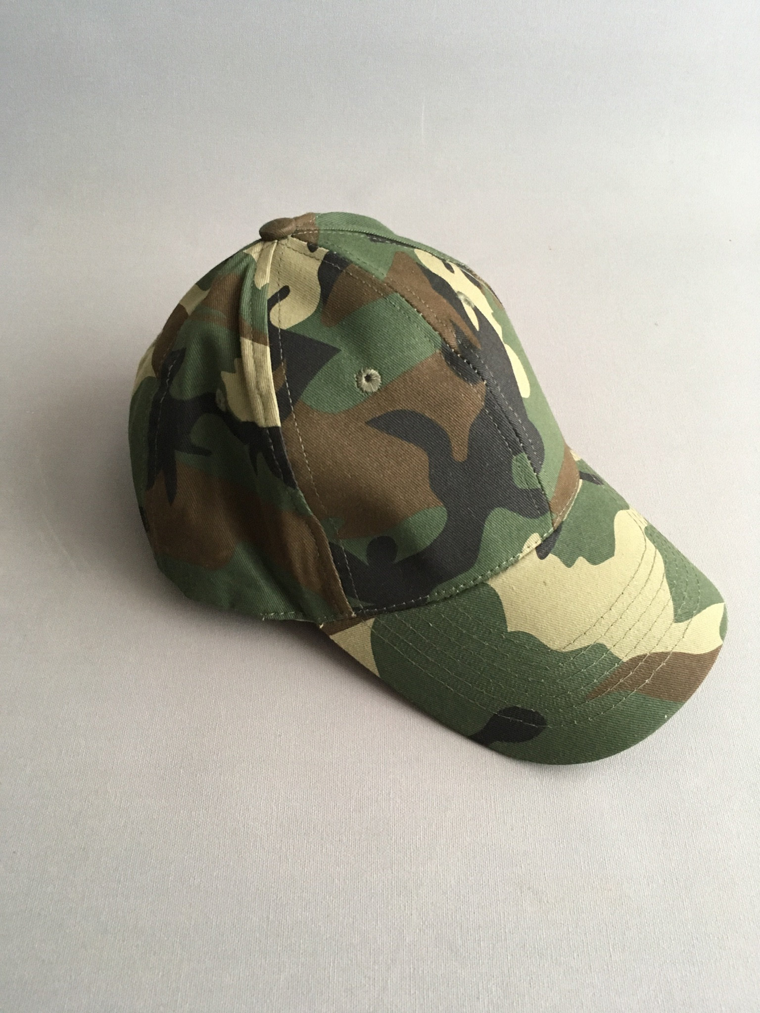 Camo Baseball Cap 100% Cotton Camouflage Cap, One Size Fits All Unisex ...