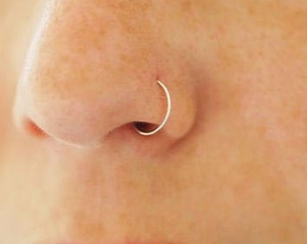 Delicate Nose Ring | Etsy UK