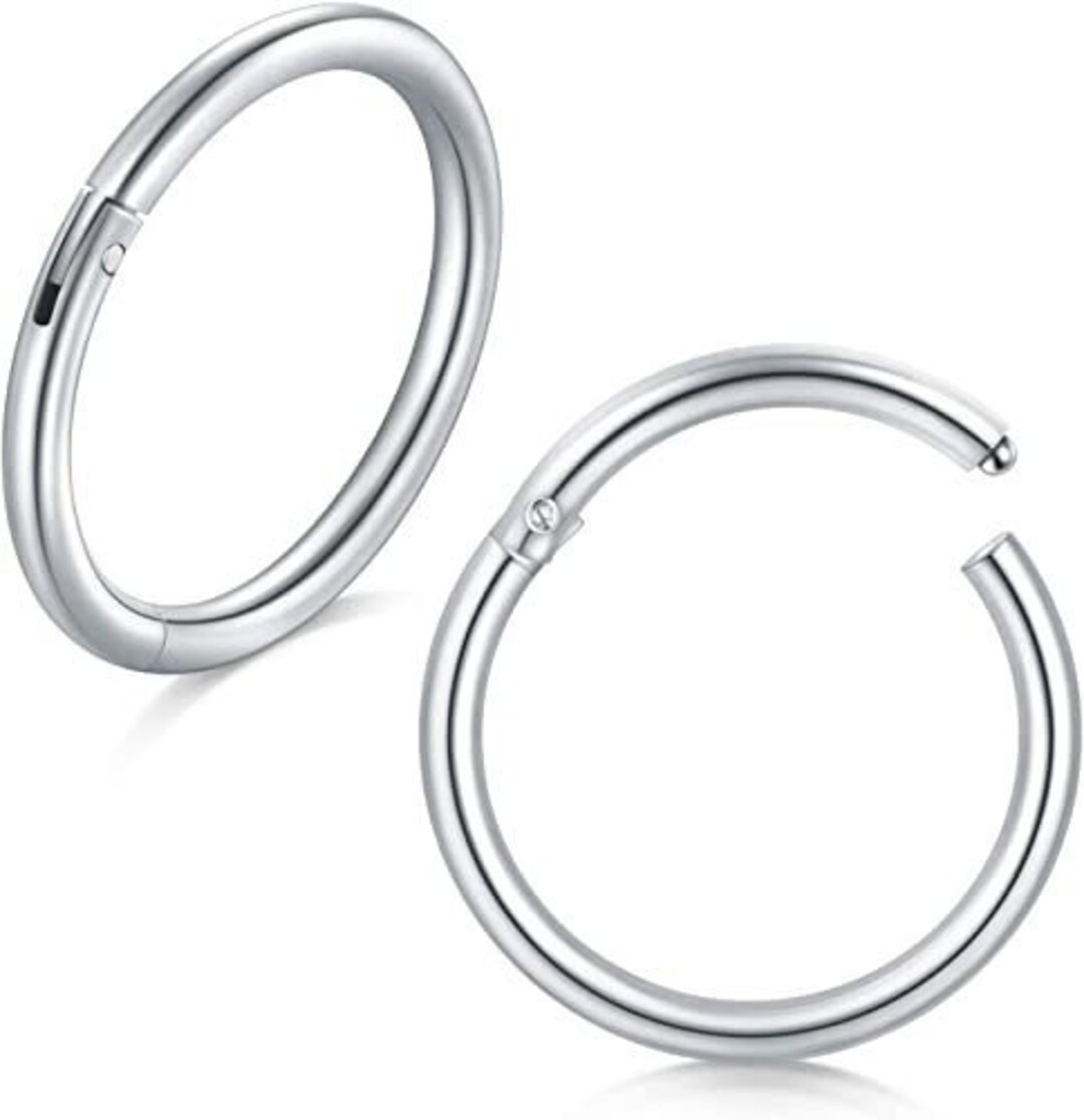 Steel Hinged Clicker Ring Multi Sizes 20g 18g 16g Septum - Etsy