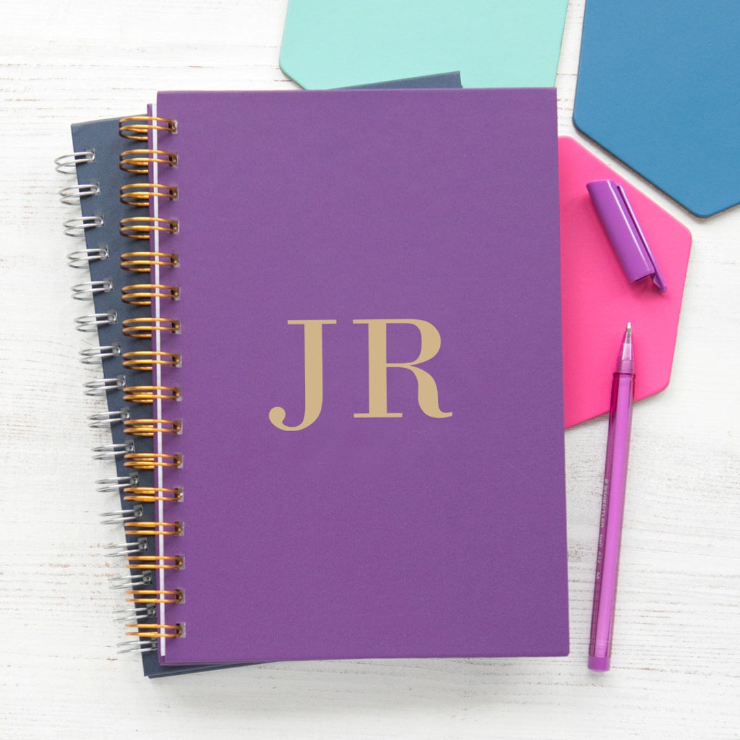 A5 Personalised Notebook Personalised Journal Custom Notebook Lined ...