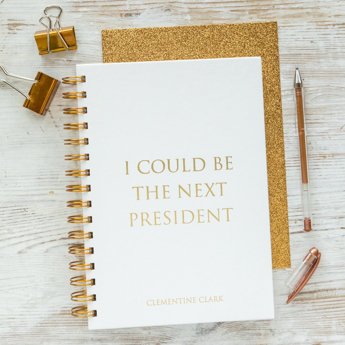 Personalised Custom A5 Notebook President Notebook Custom - Etsy