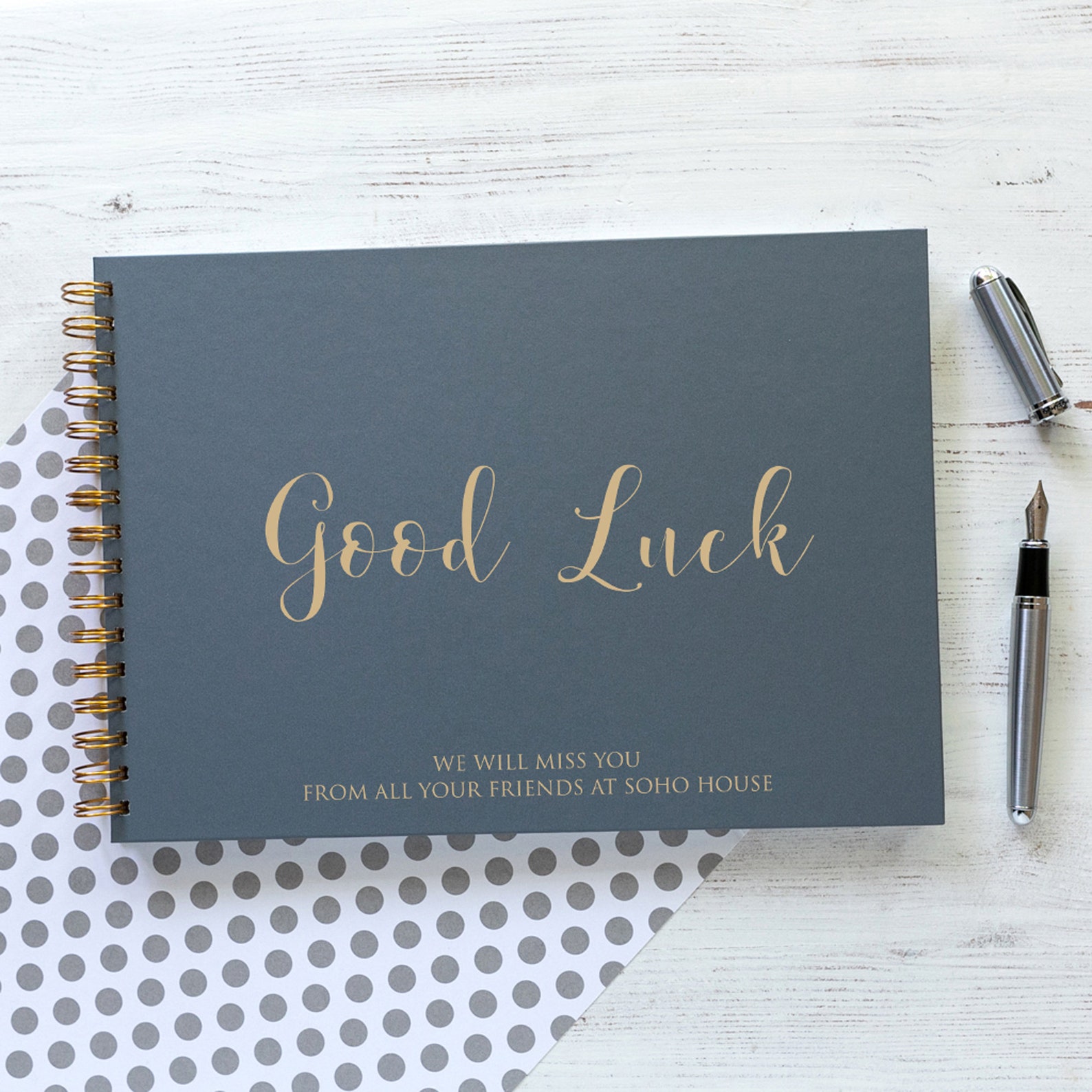 Good Luck Book Memory Book Good Luck Album Personalised - Etsy UK