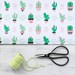 Personalised Cactus Christmas Wrapping Paper Personalised Christmas ...