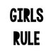 Girls Rule Print Kids Print Kids Bedroom Print Childrens - Etsy