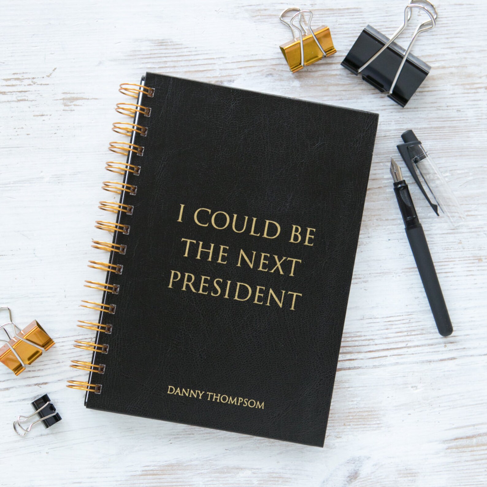 Personalised Custom A5 Notebook President Notebook Custom - Etsy