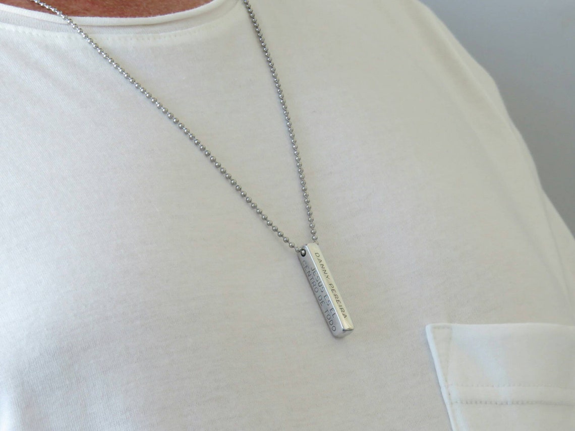 Custom Necklaces for Men Personalized Necklace for Men Custom - Etsy