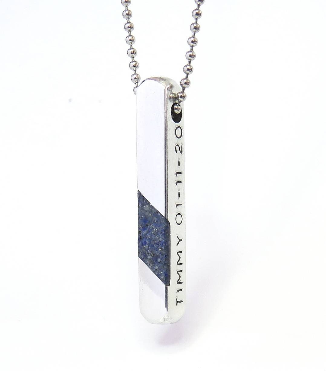 Custom Name Necklace Personalized Necklace for Men Custom Bar | Etsy