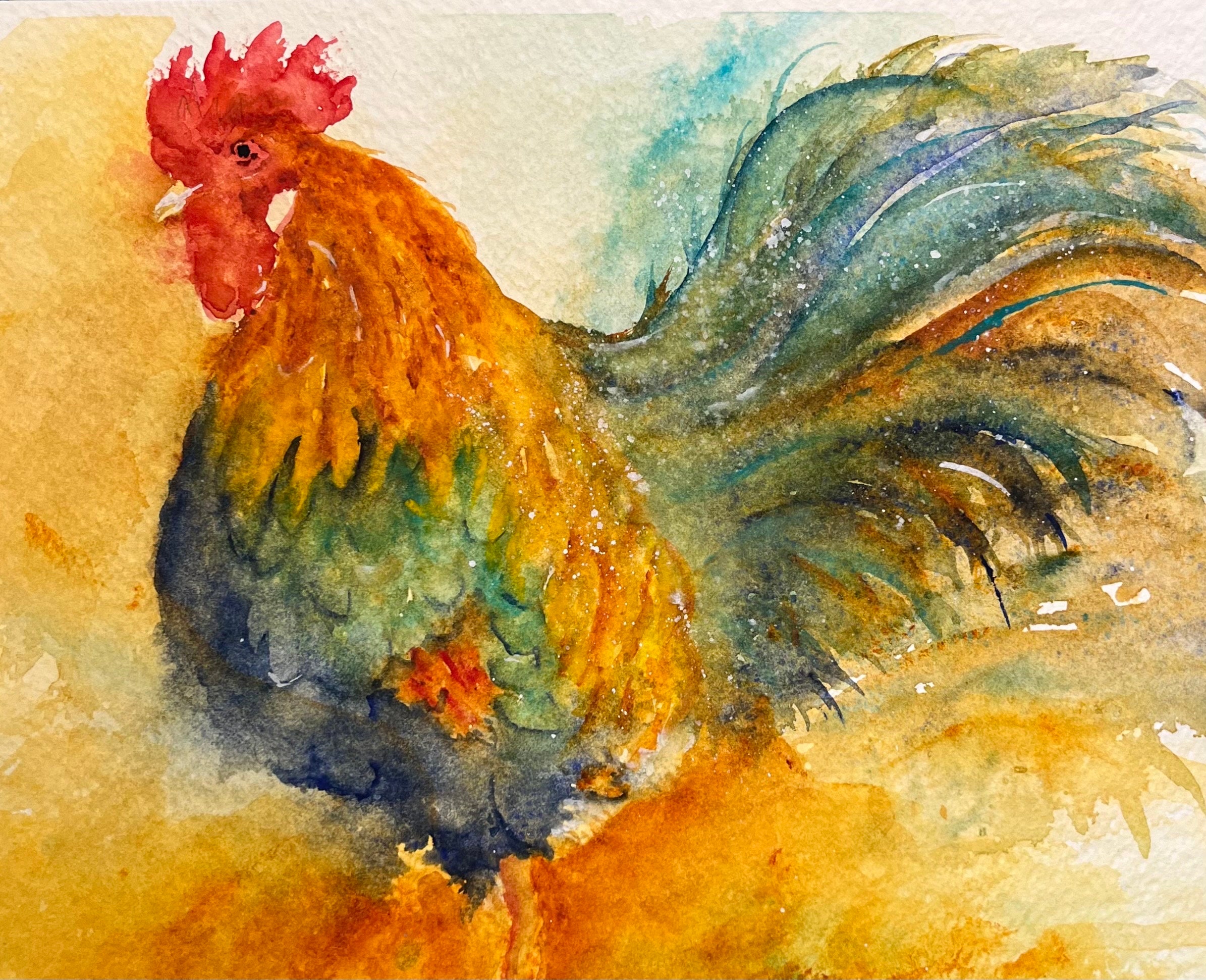Tuscan Rooster - Etsy