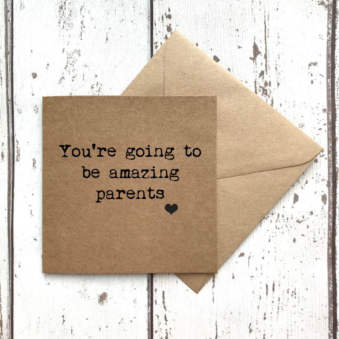 New Parents Card, You're Going to Be Amazing Parents, New Baby Card ...