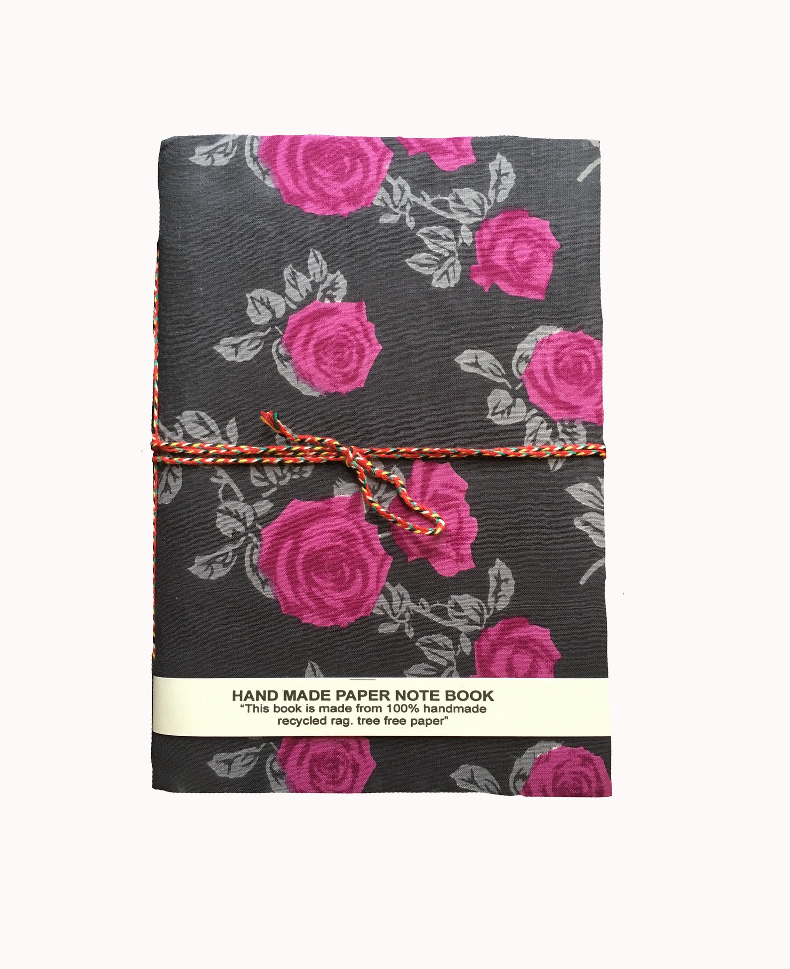 Large Black and Pink Handmade Notebook - Etsy