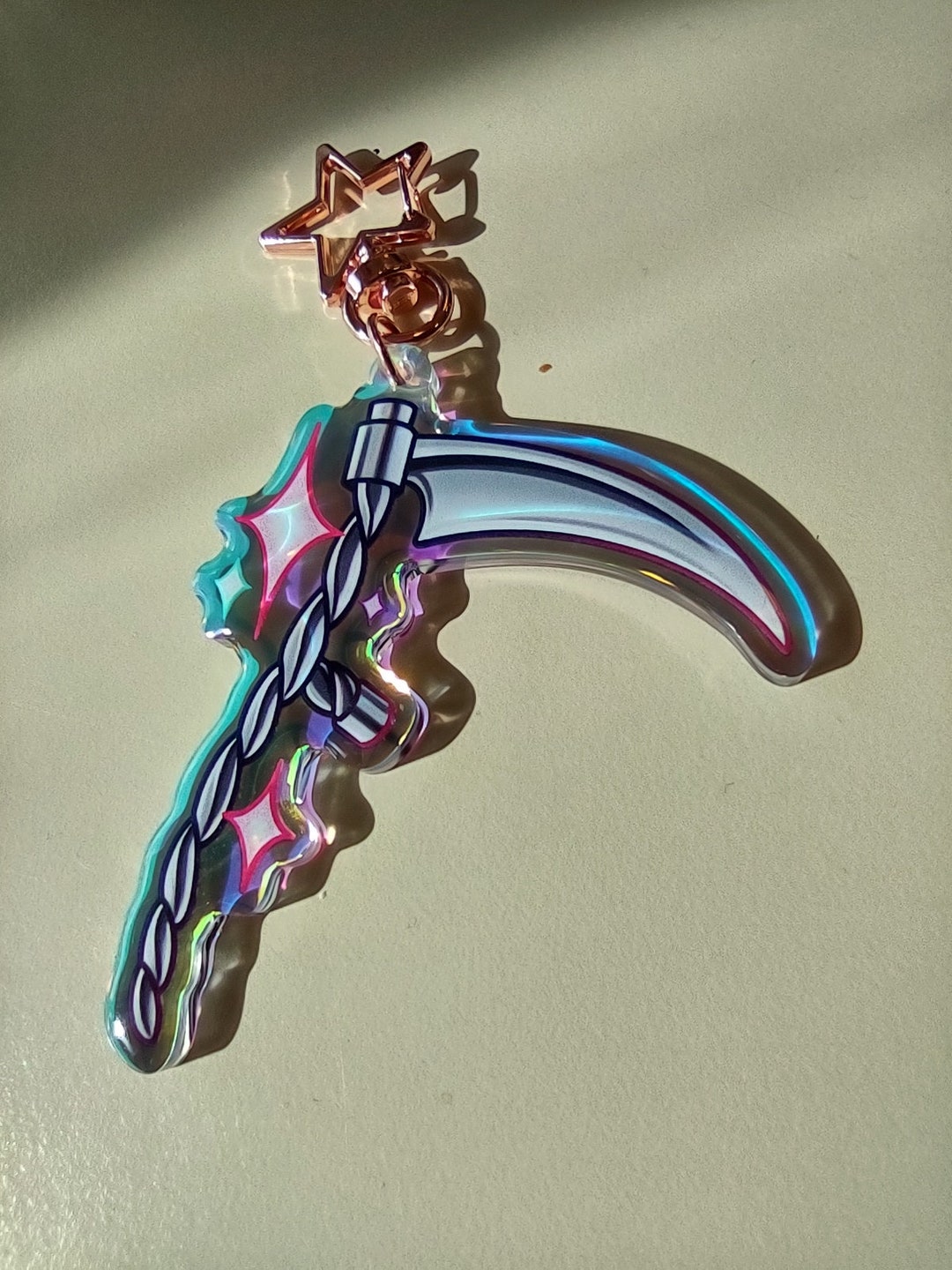 IV Scythe Keychain - Etsy