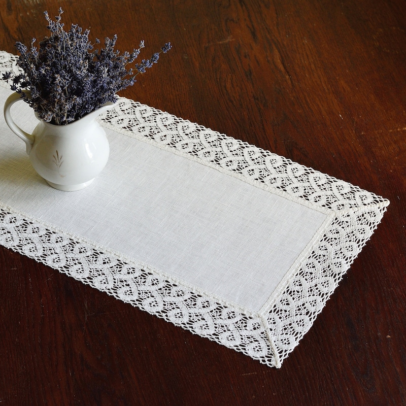 Table Runner Lace - Etsy