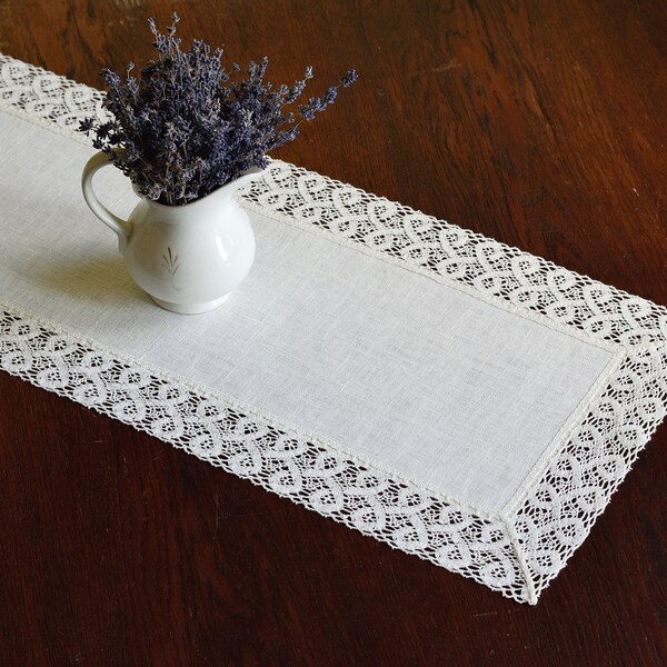Lace Table Runner - Etsy