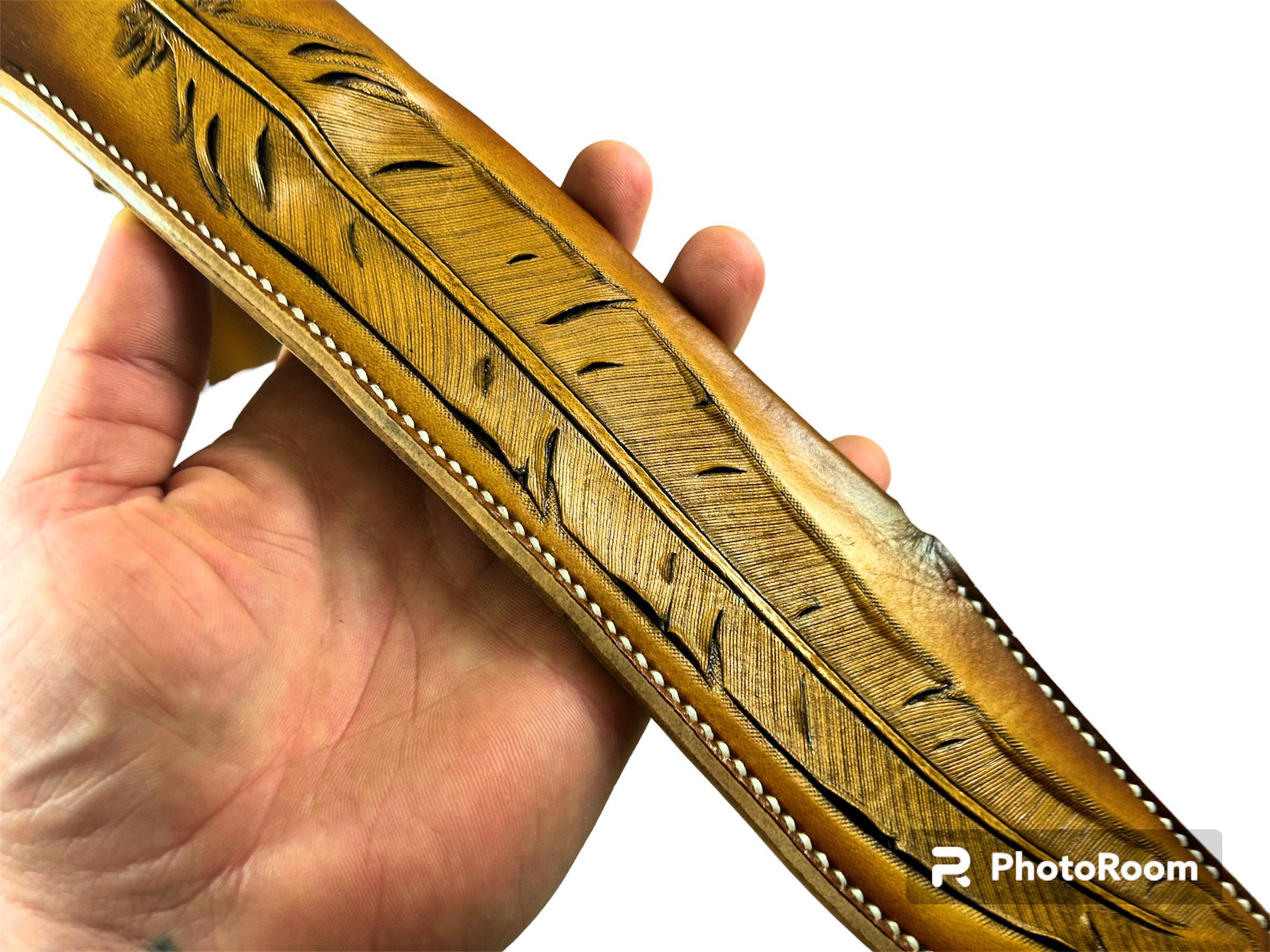 Custom Ferriers Rasp Bowie Knife With Elk Antler Handle and Hand Tooled ...