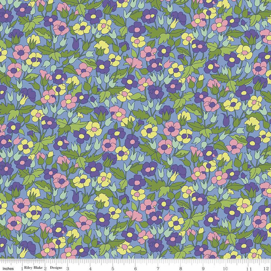 Liberty - Carnaby - Picadilly Poppy D - Riley Blake - Etsy