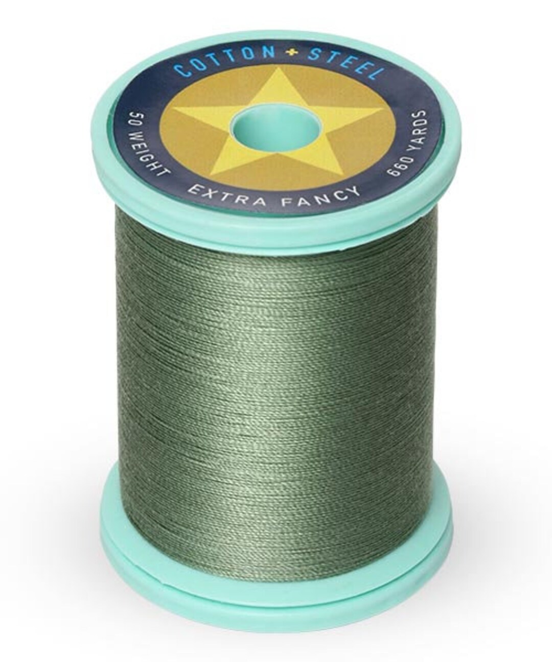 Sulky Thread French Green 100% Cotton Thread on Spool, 50 Weight, 660 ...