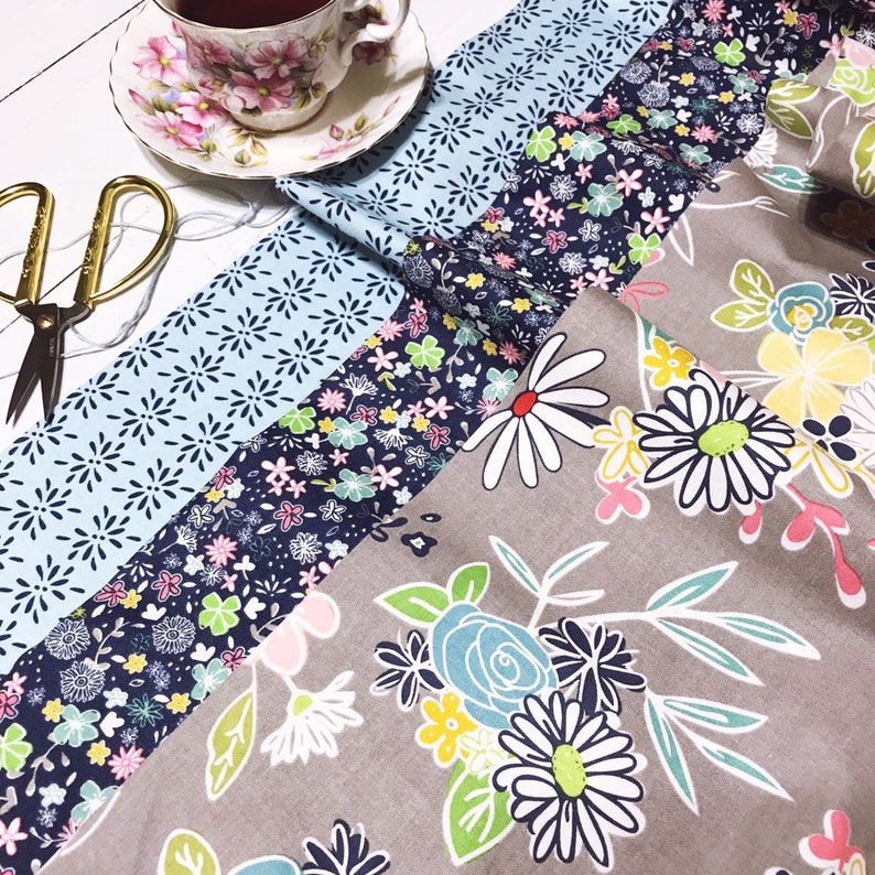 Daisy Days Blue by Riley Blake Cotton Print - Etsy