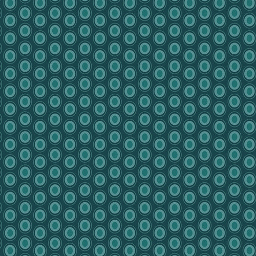 Oval Elements - Deep Bayou - Art Gallery Fabrics - Etsy