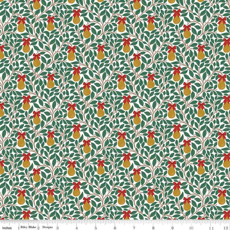 Pear Christmas Fabric - Etsy