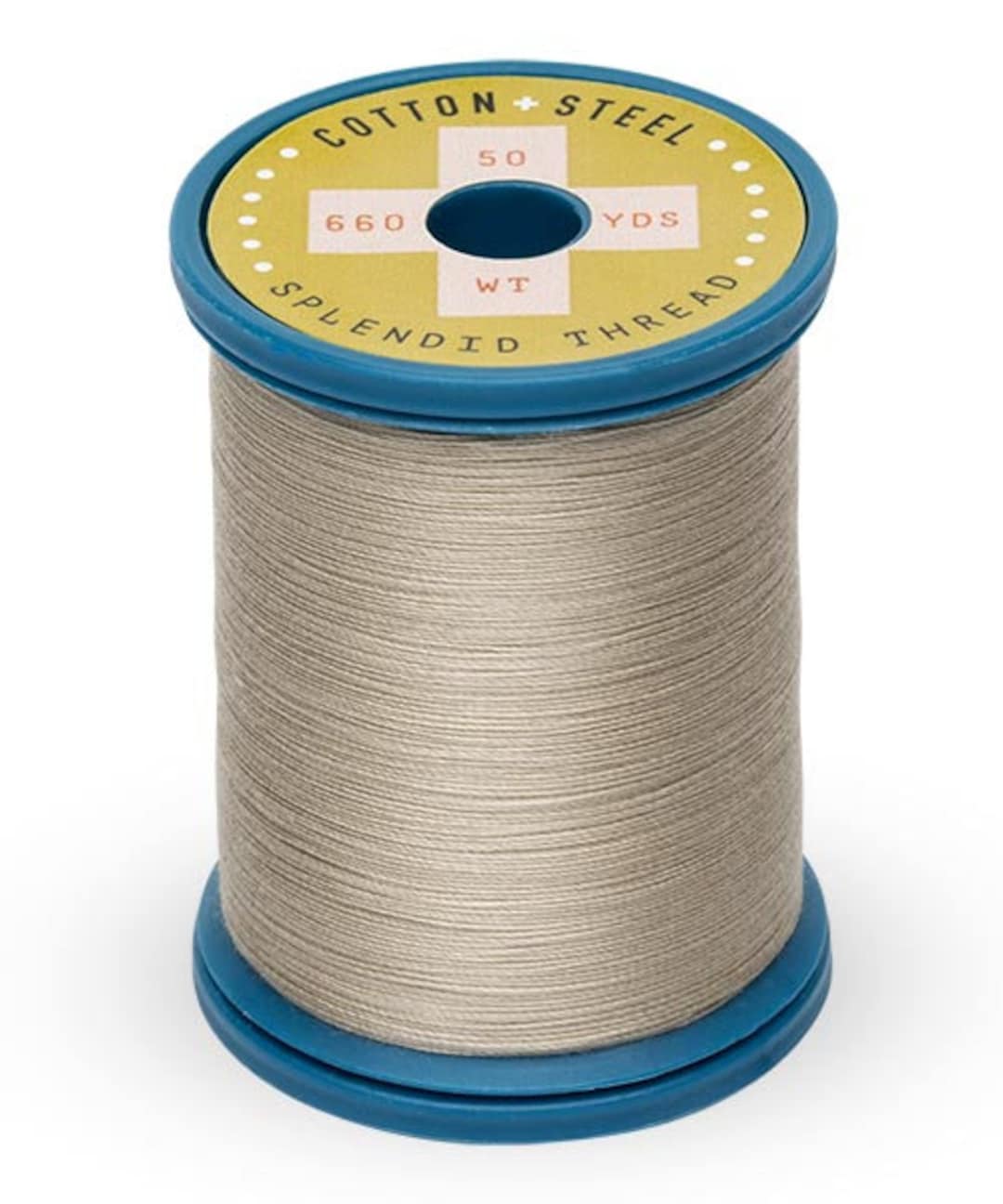Greige Sulky 100% Cotton Thread Spool, 50 Weight, 660 Yards, Cotton and ...
