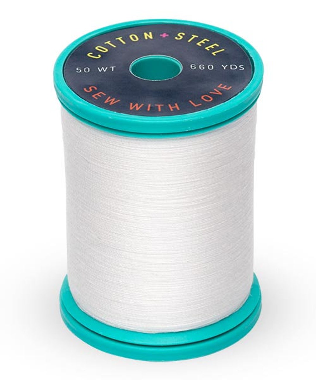 Soft White Sulky 100% Cotton Thread Spool, 50 Weight, 660 Yards, Cotton ...
